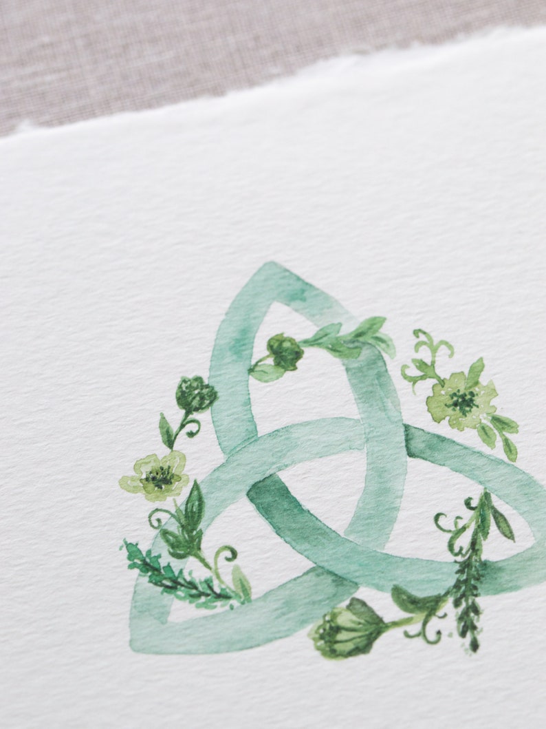 Hand Painted Celtic Prayer Calligraphy Custom Blessing Handwritten ...