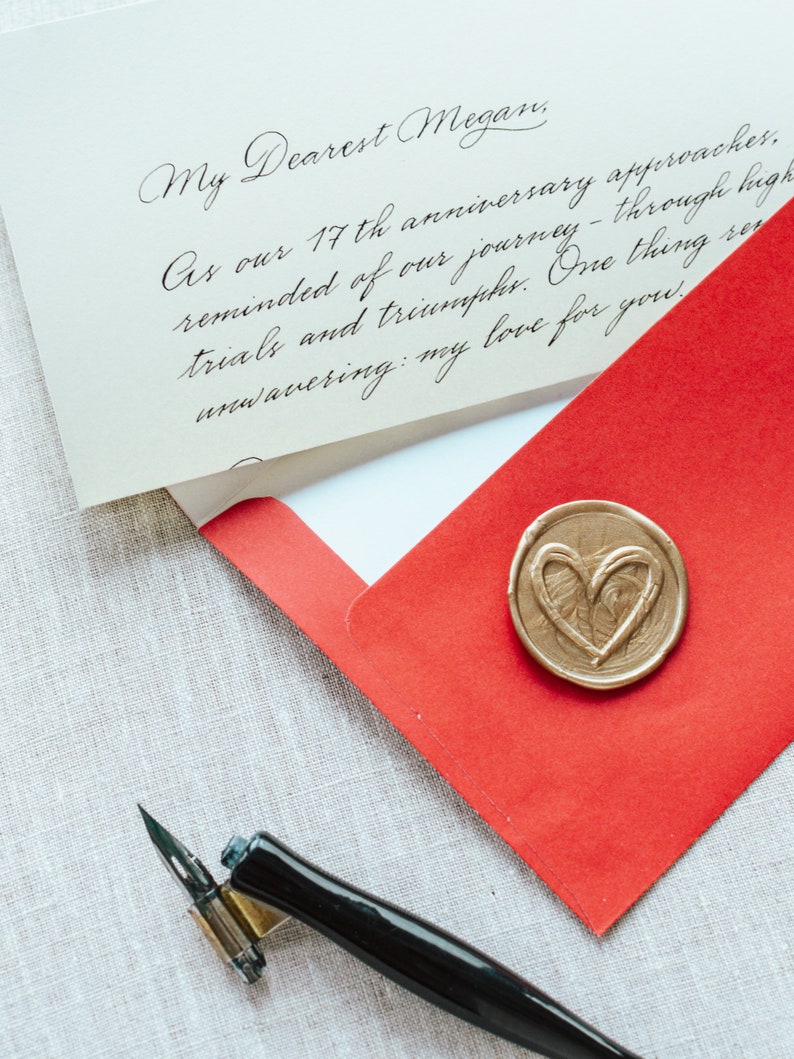 Calligraphy Letter Handwritten Letter Custom Calligraphy Service Love ...