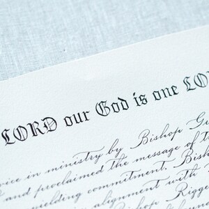 Custom Calligraphy Service Handwritten Historical Document Personal ...