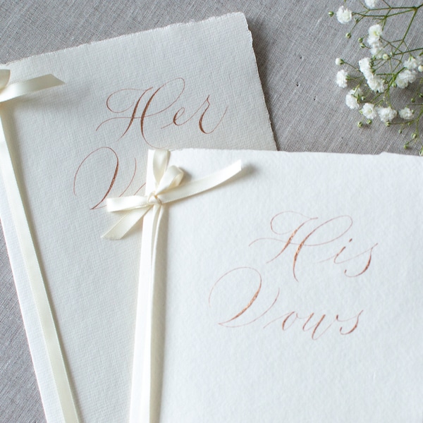 Custom Booklet Calligraphy - Etsy