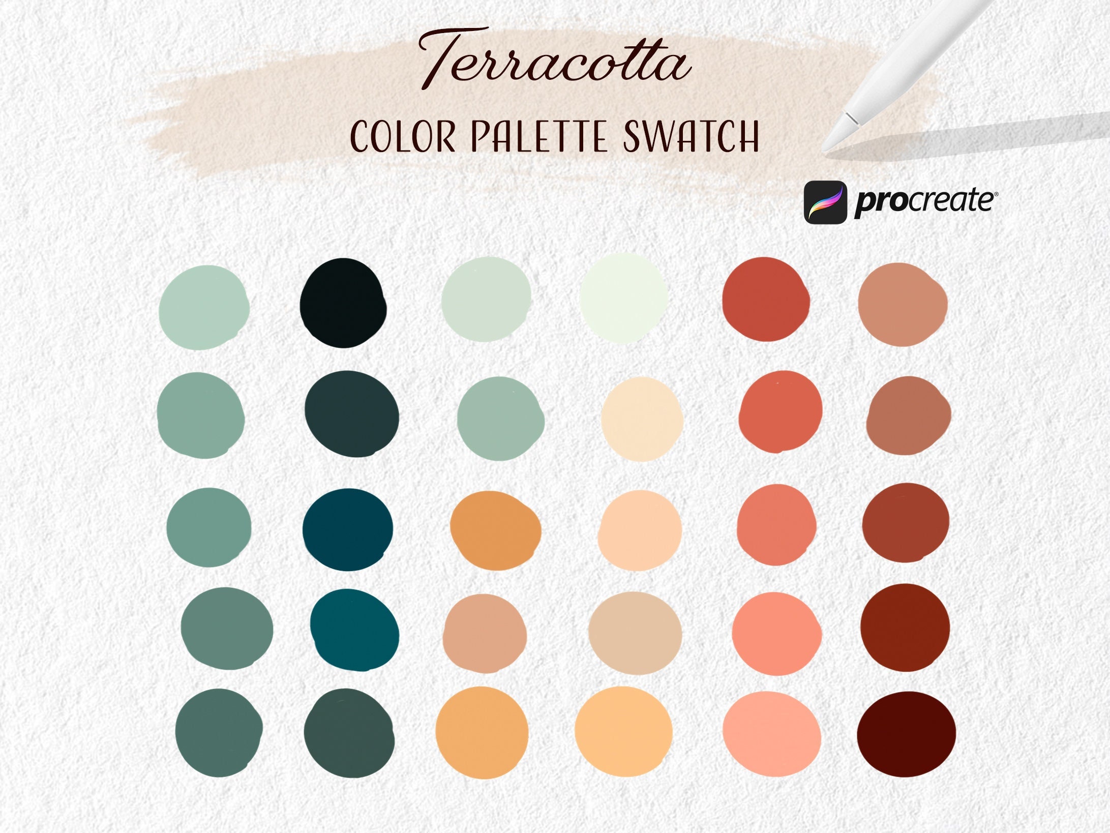 Esquemas De Colores Terracota Terra Cotta Color Palette Etsy México