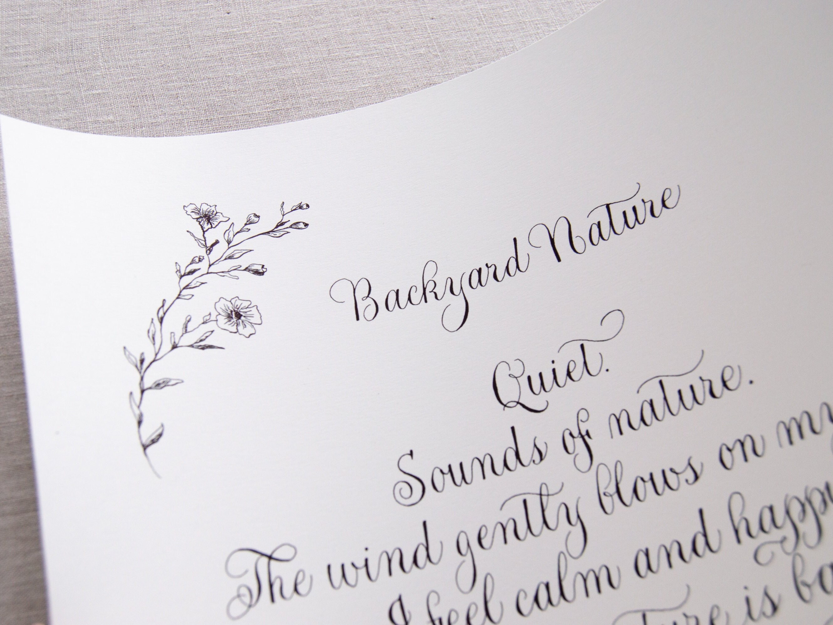 Custom Calligraphy Poem Print Calligraphy Custom Mother of the - Etsy ...