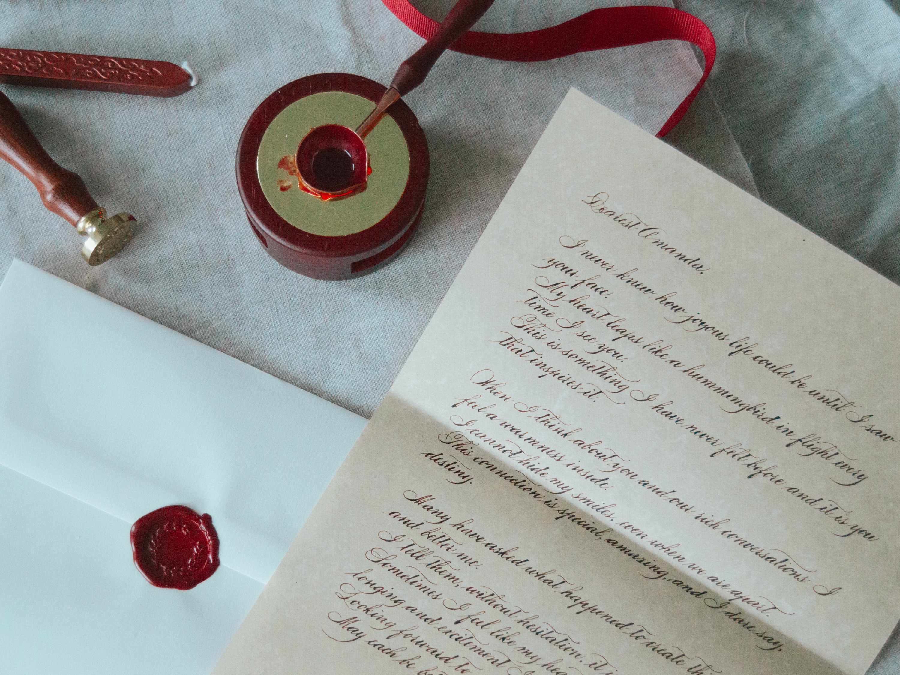 Parchment Paper With Writing