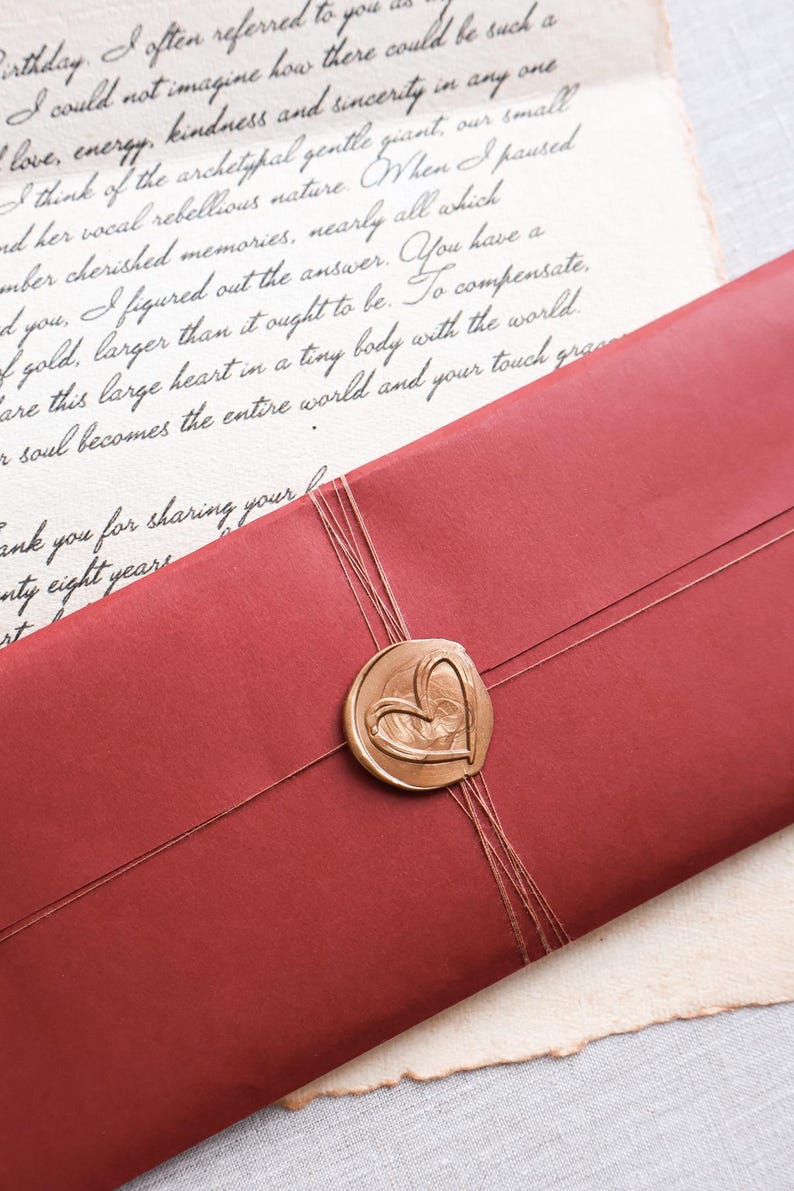 Wedding Letter for Bride and Groom Hand Written Letter Handcrafted ...