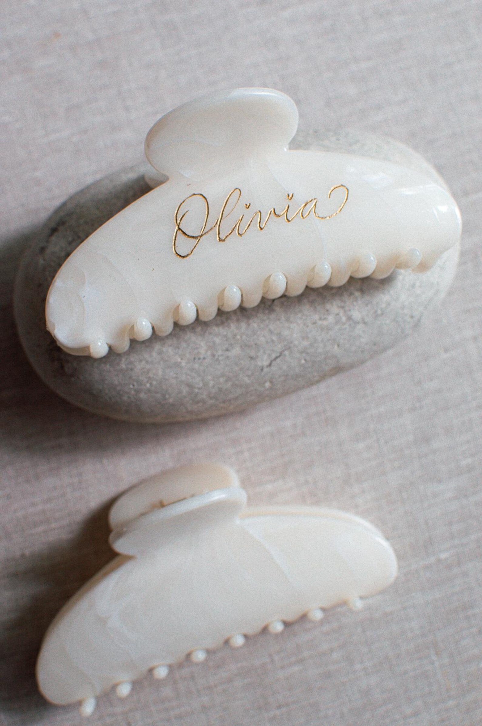 Custom Hair Clip Customized Hair Claw Bridesmaid Claw Clip Wedding Gift ...