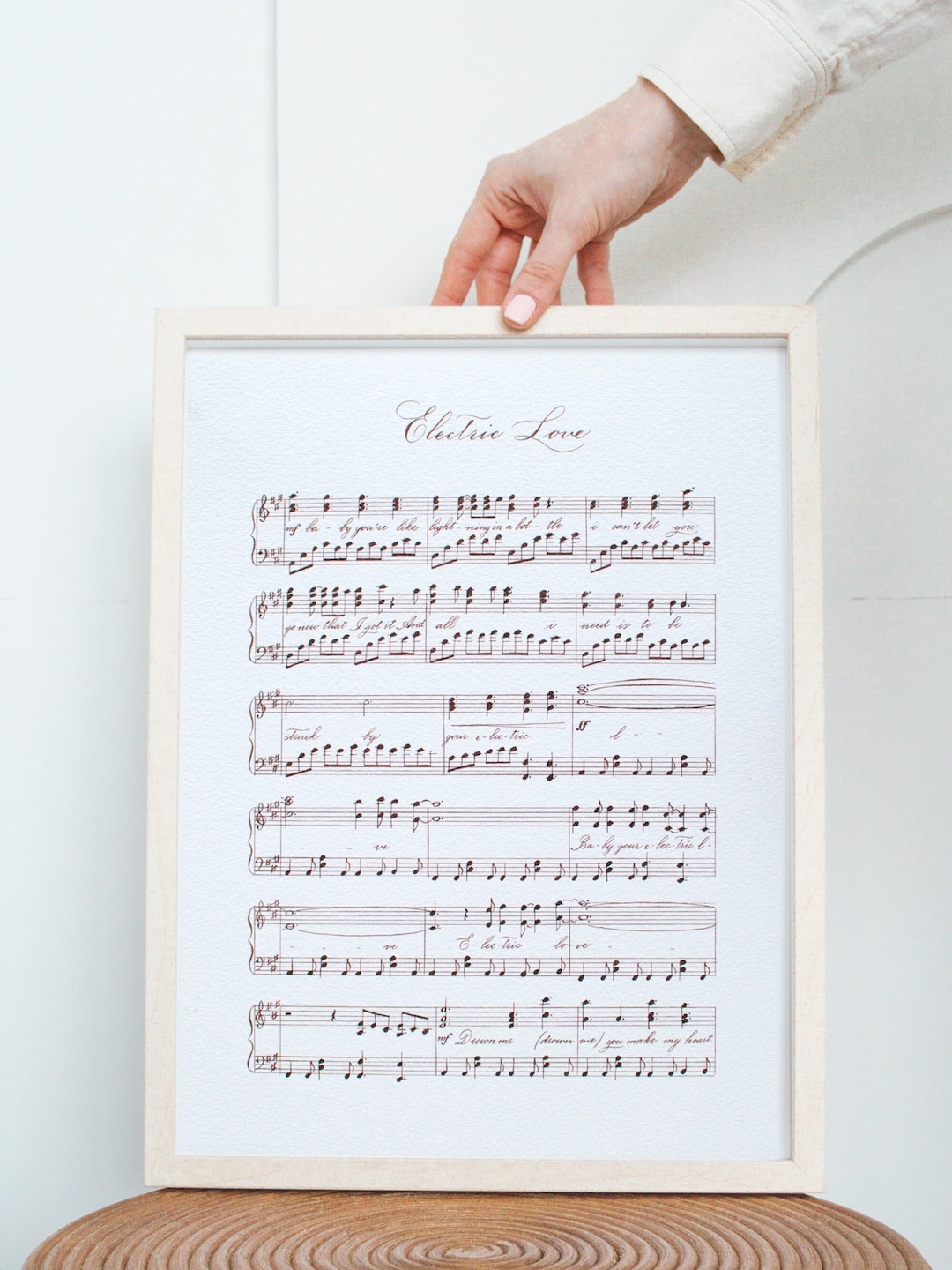 Handwritten Music Sheet Custom Music Sheet Paper Personalized Song ...