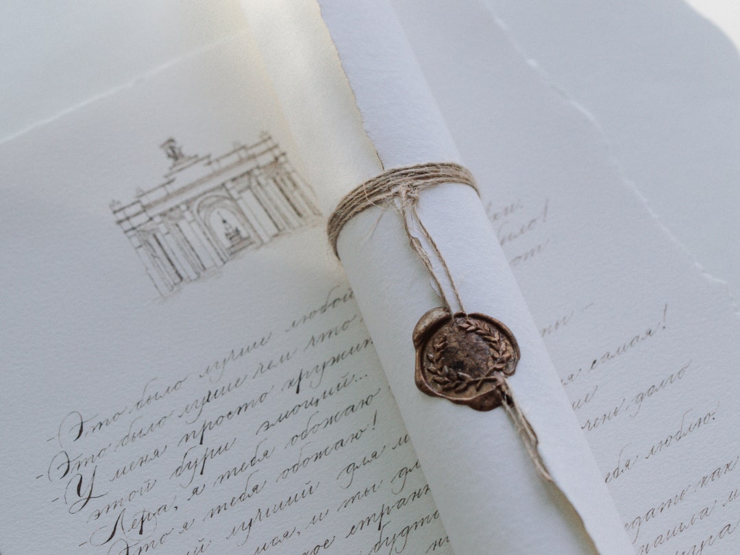 Medieval Scroll Love Letter Custom Calligraphy Handwritten Poem ...