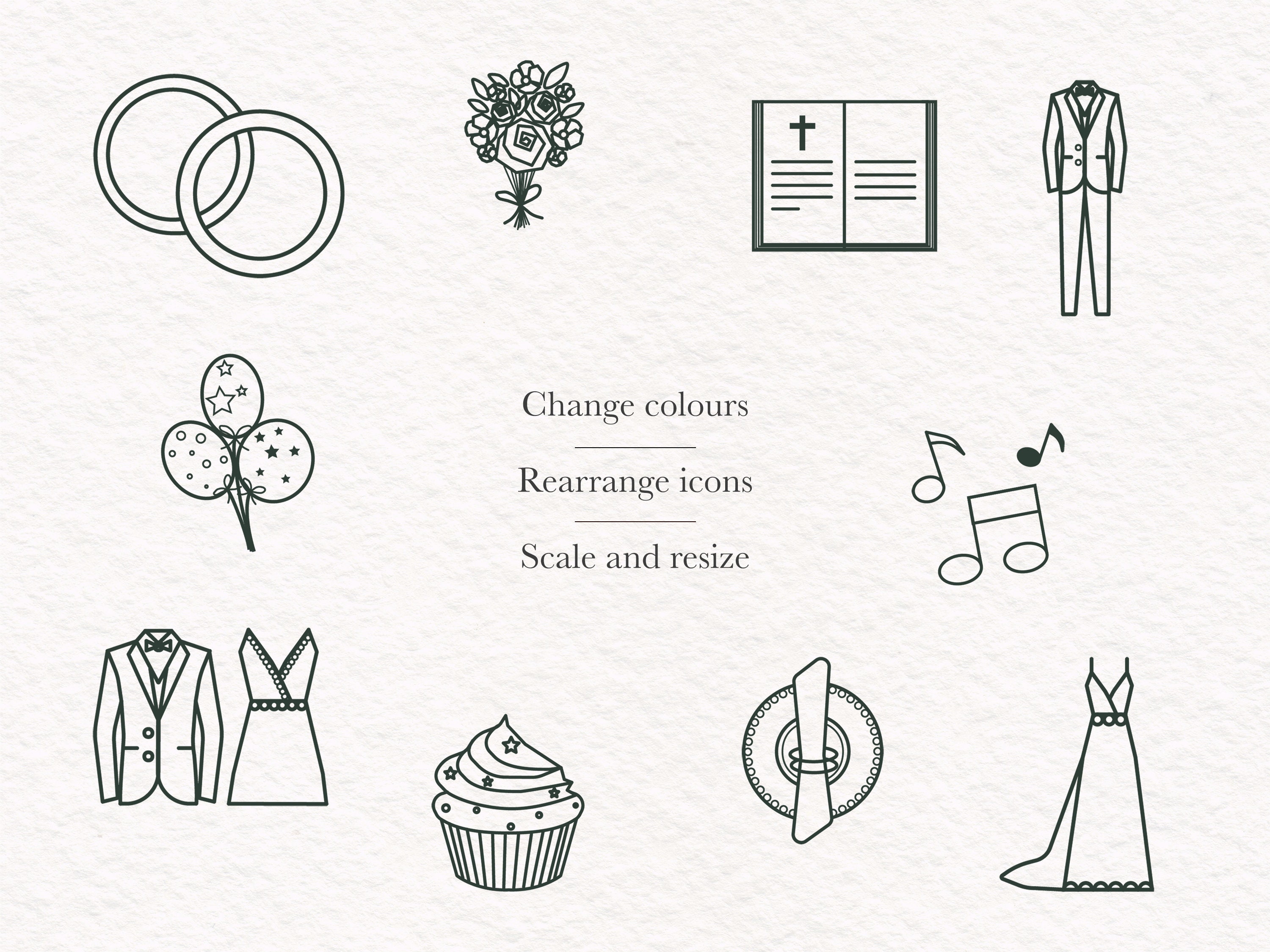 Wedding Icon SVG Wedding Clipart Wedding Timeline Icon Wedding - Etsy UK