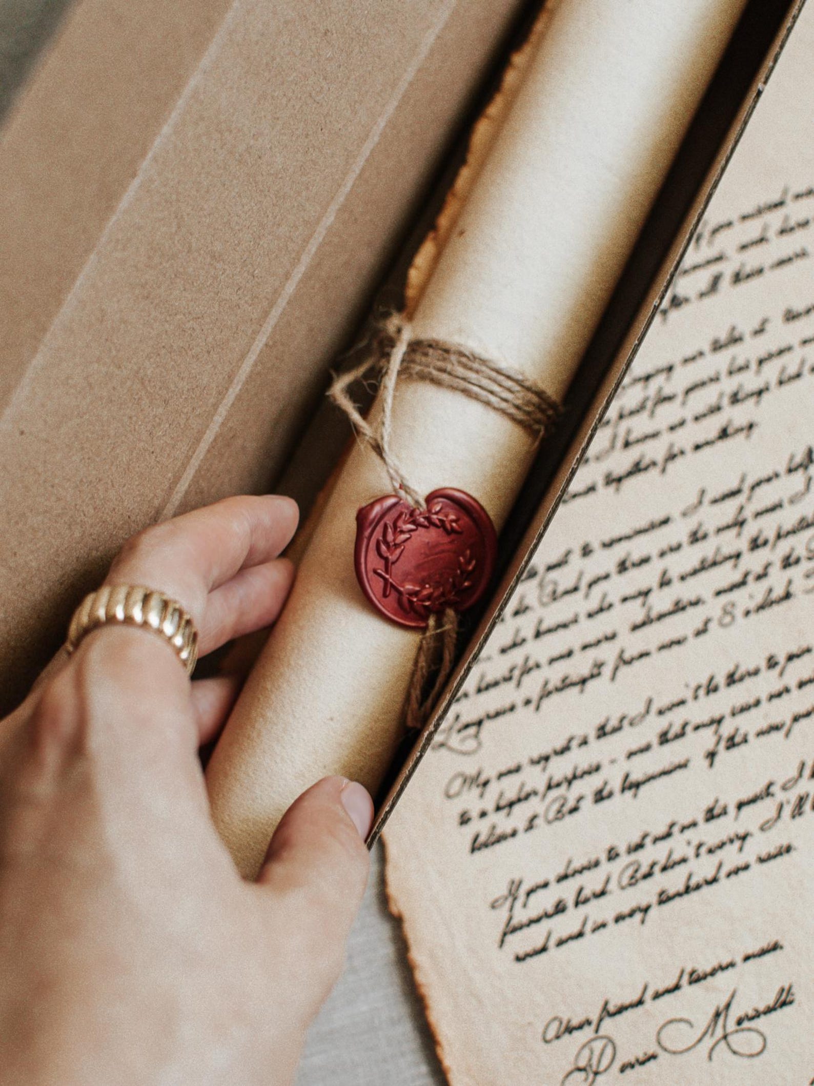 Handwritten Comfort Character Letter From Fictional Character Physical ...