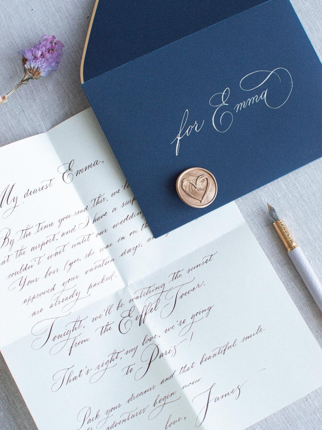 Custom Letter Handwritten Letter Writing Service Custom Calligraphy ...