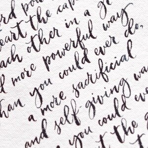 Custom Calligraphy Bible Verse Art Christian Wall Art Hand Lettered ...