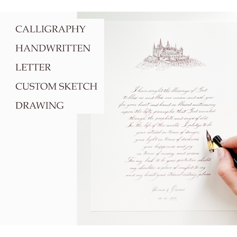 Couple Calligraphy - Etsy