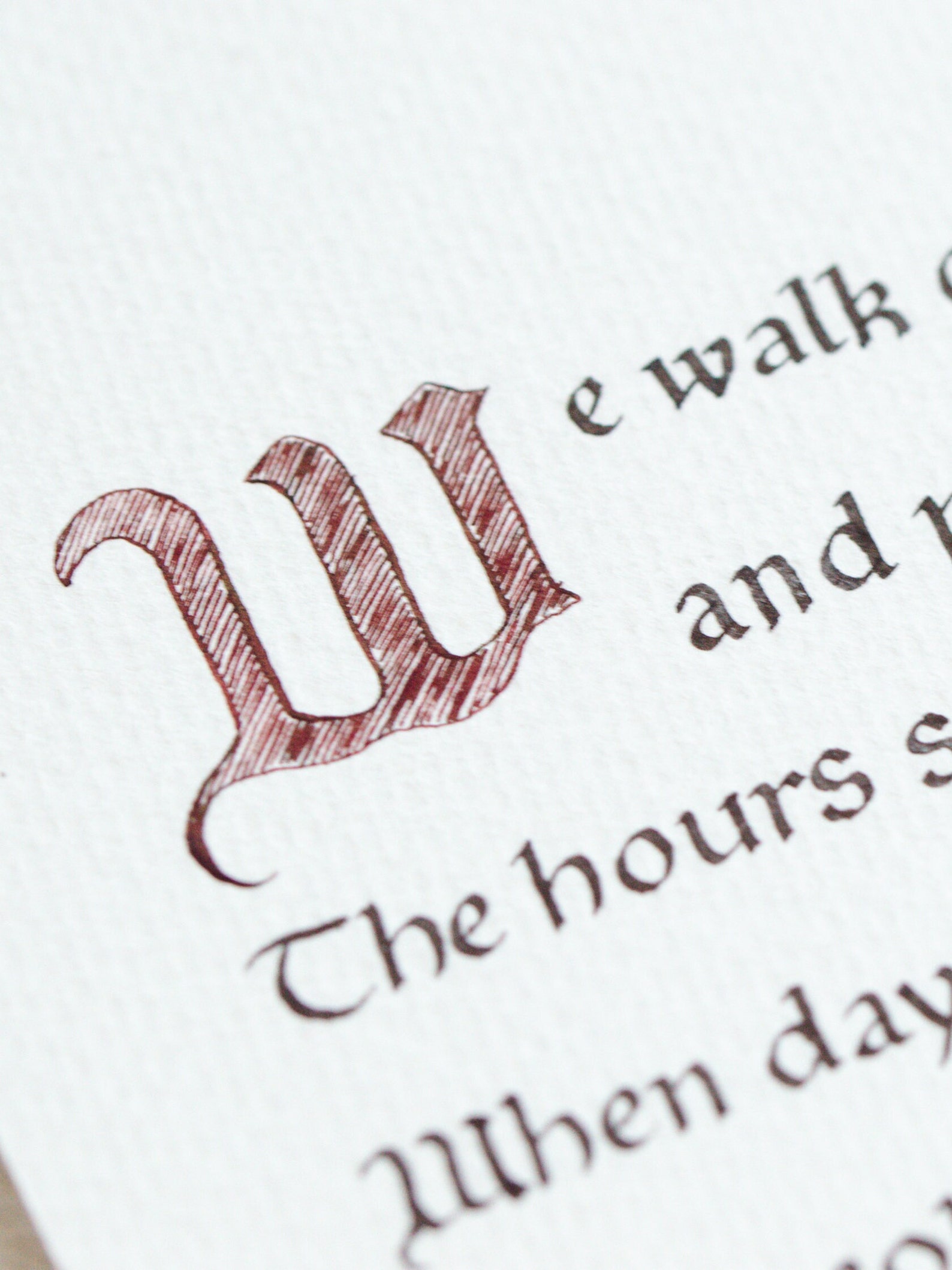 Handwritten Poem Custom Calligraphy Service Letter Sketch - Etsy