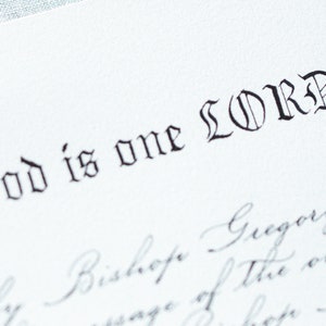 Custom Calligraphy Service Handwritten Historical Document Personal ...