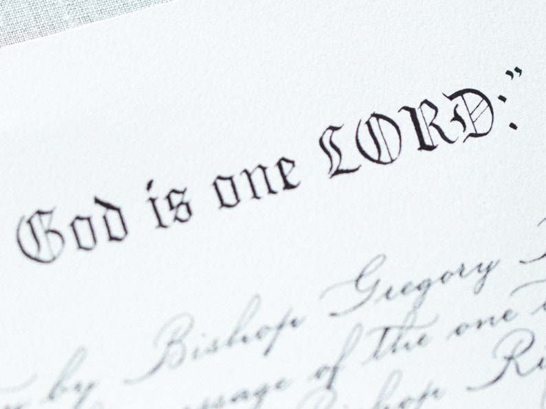 Custom Calligraphy Service Handwritten Historical Document Personal ...
