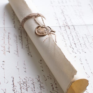 Candlewax Scroll Custom Letter Scroll Letter Medieval Scroll Love ...