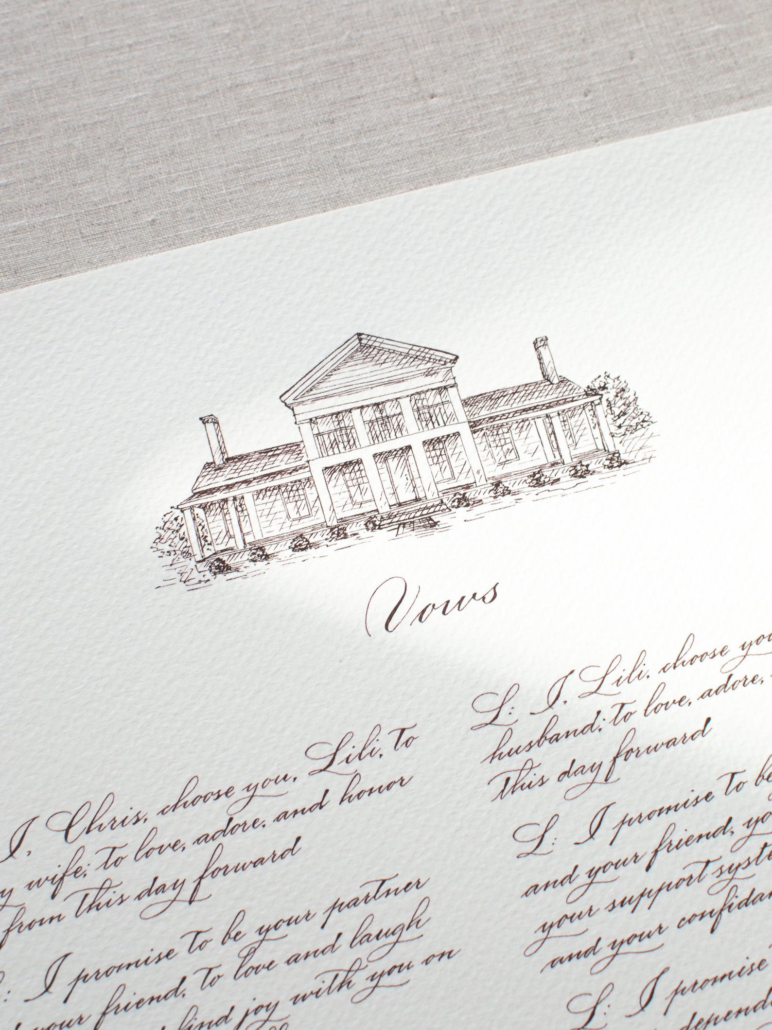 Custom Calligraphy Print Handwritten Letter Personalized Calligraphy ...