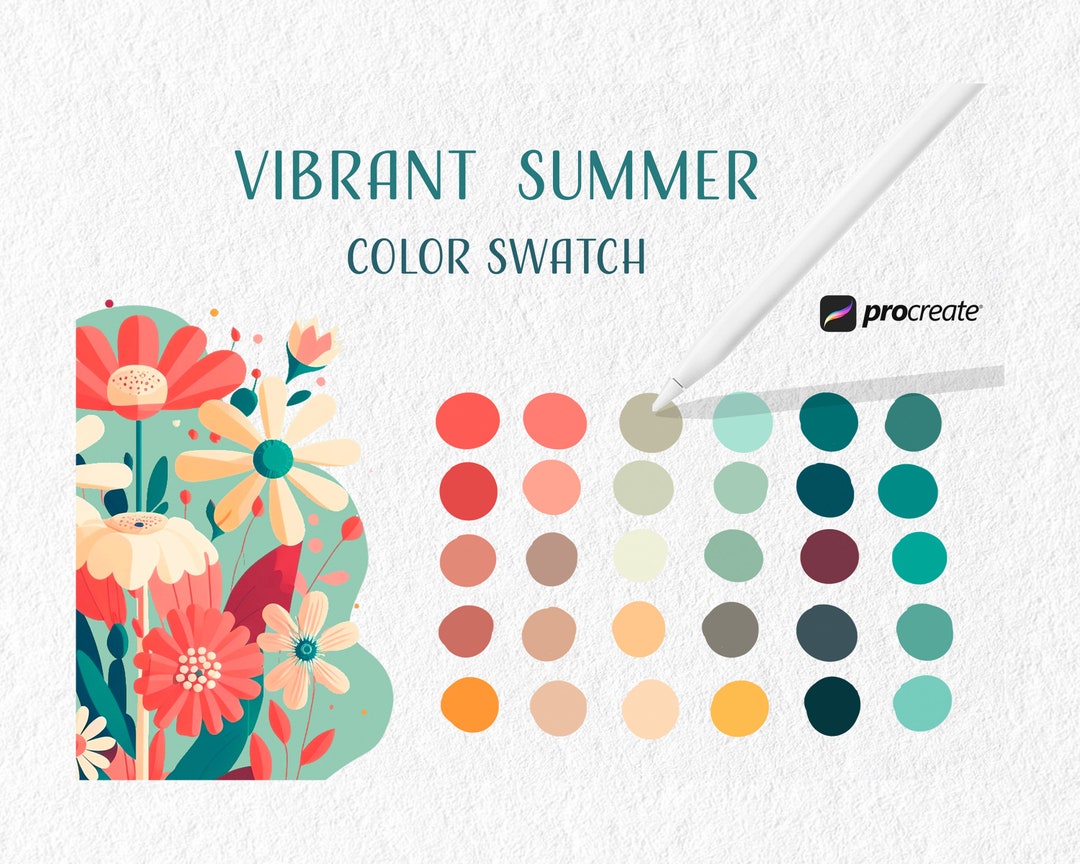 Procreate Color Palette Set Digital Palette Jewel Tones Scheme Palette ...