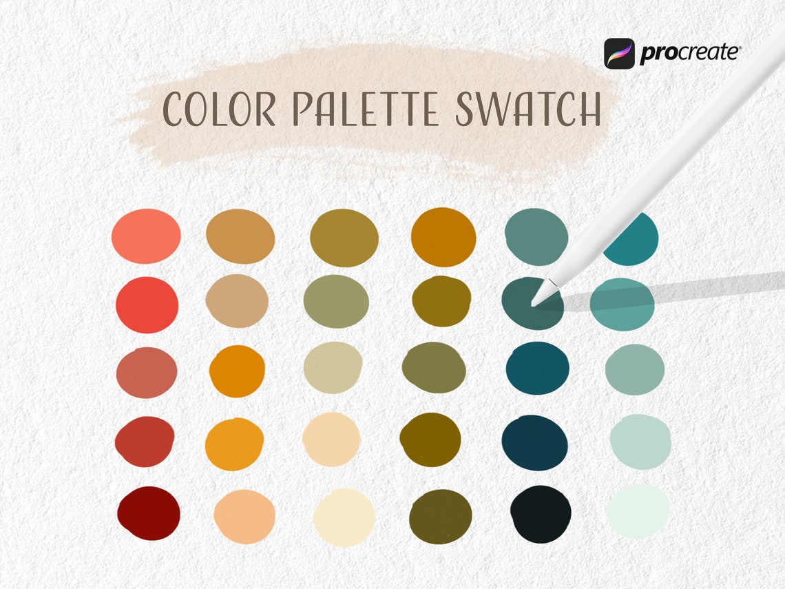 Procreate Gradient Swatch Procreate Color Palette Set Digital Art ...