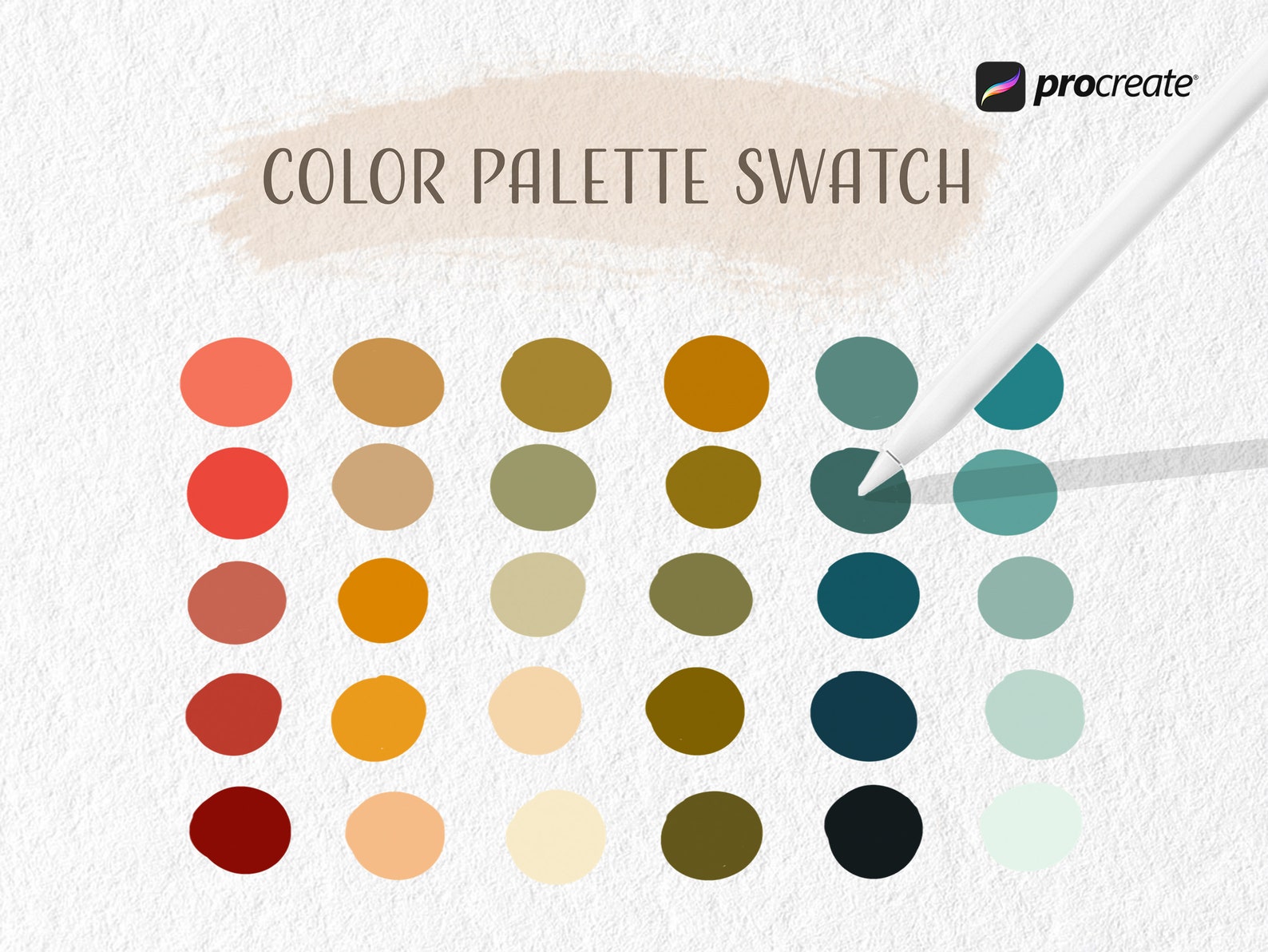 Procreate Gradient Swatch Procreate Color Palette Set Digital Art ...