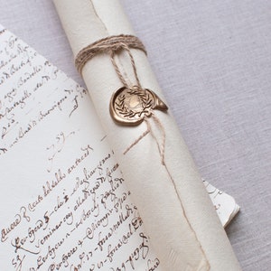 Candlewax Scroll Custom Letter Scroll Letter Medieval Scroll Love ...