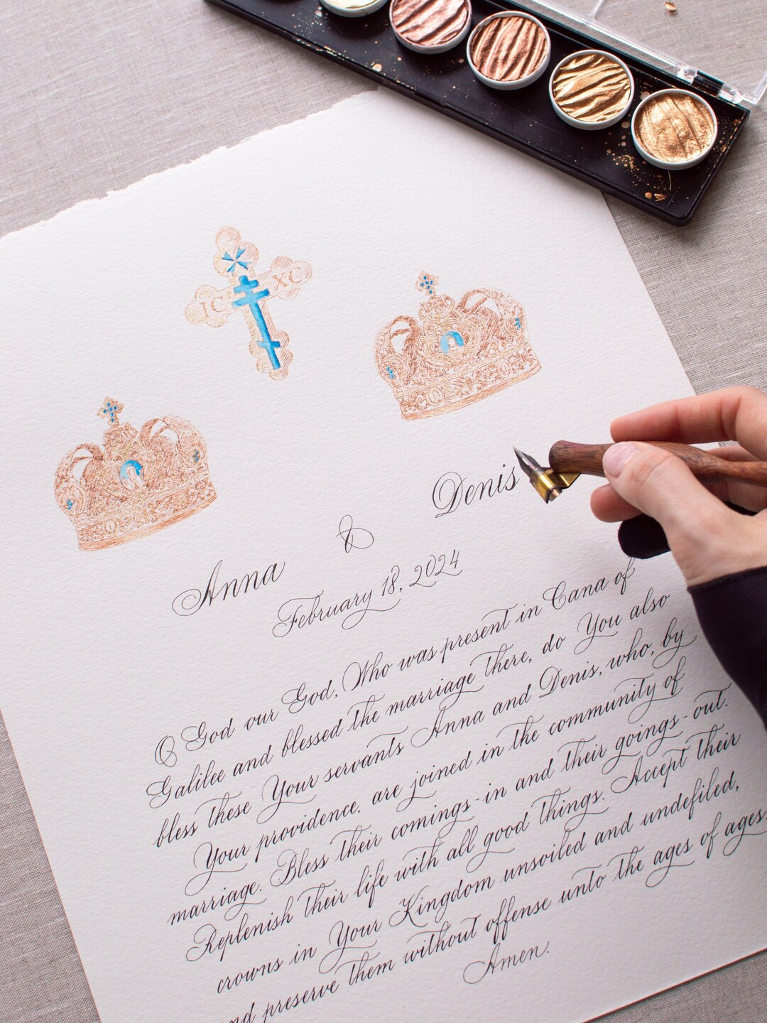 Custom Calligraphy Service Handwritten Poem Letter Sketch Calligraphy ...