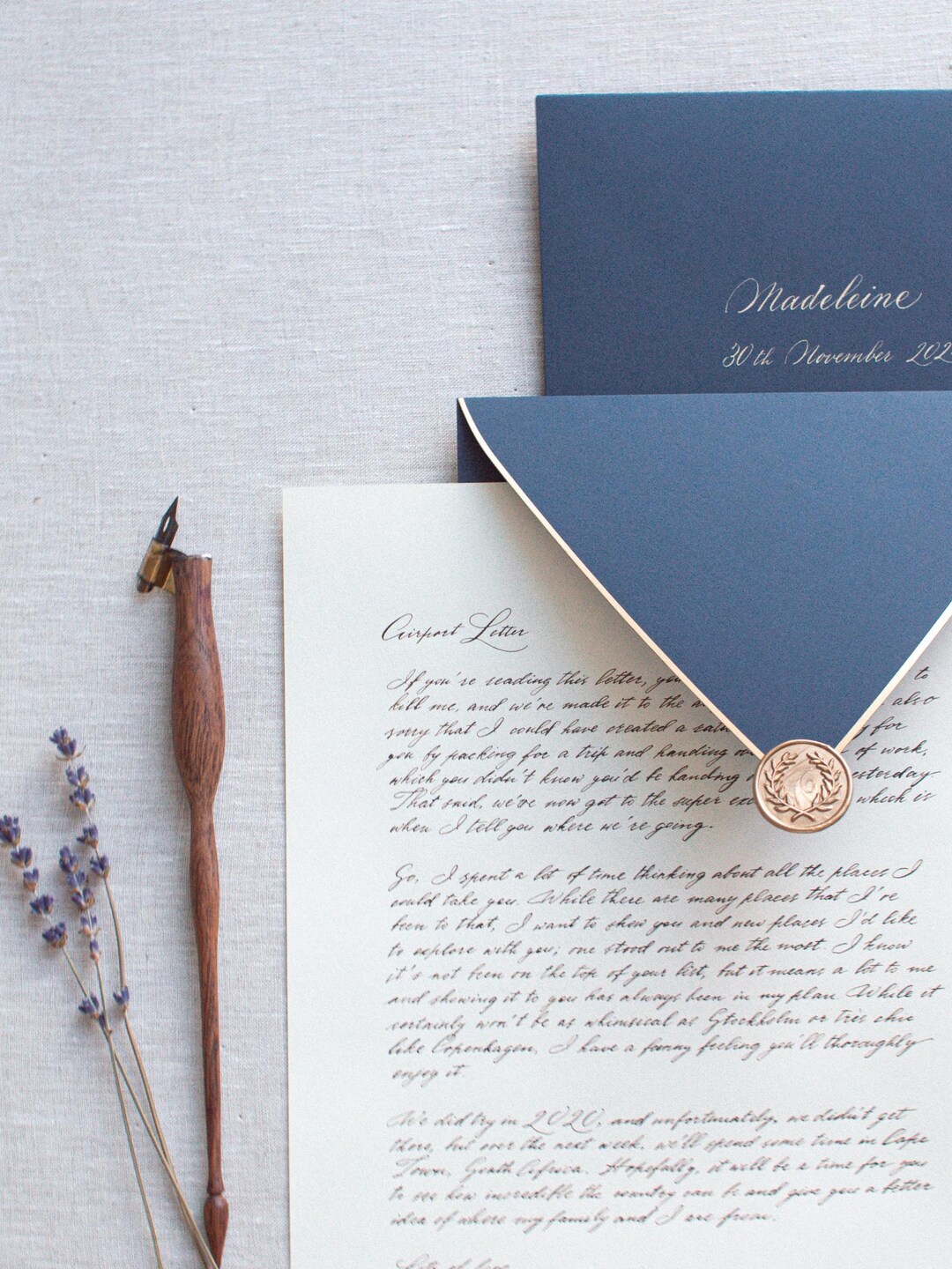 Custom Handwritten Letter Writing Service Custom Calligraphy Service ...