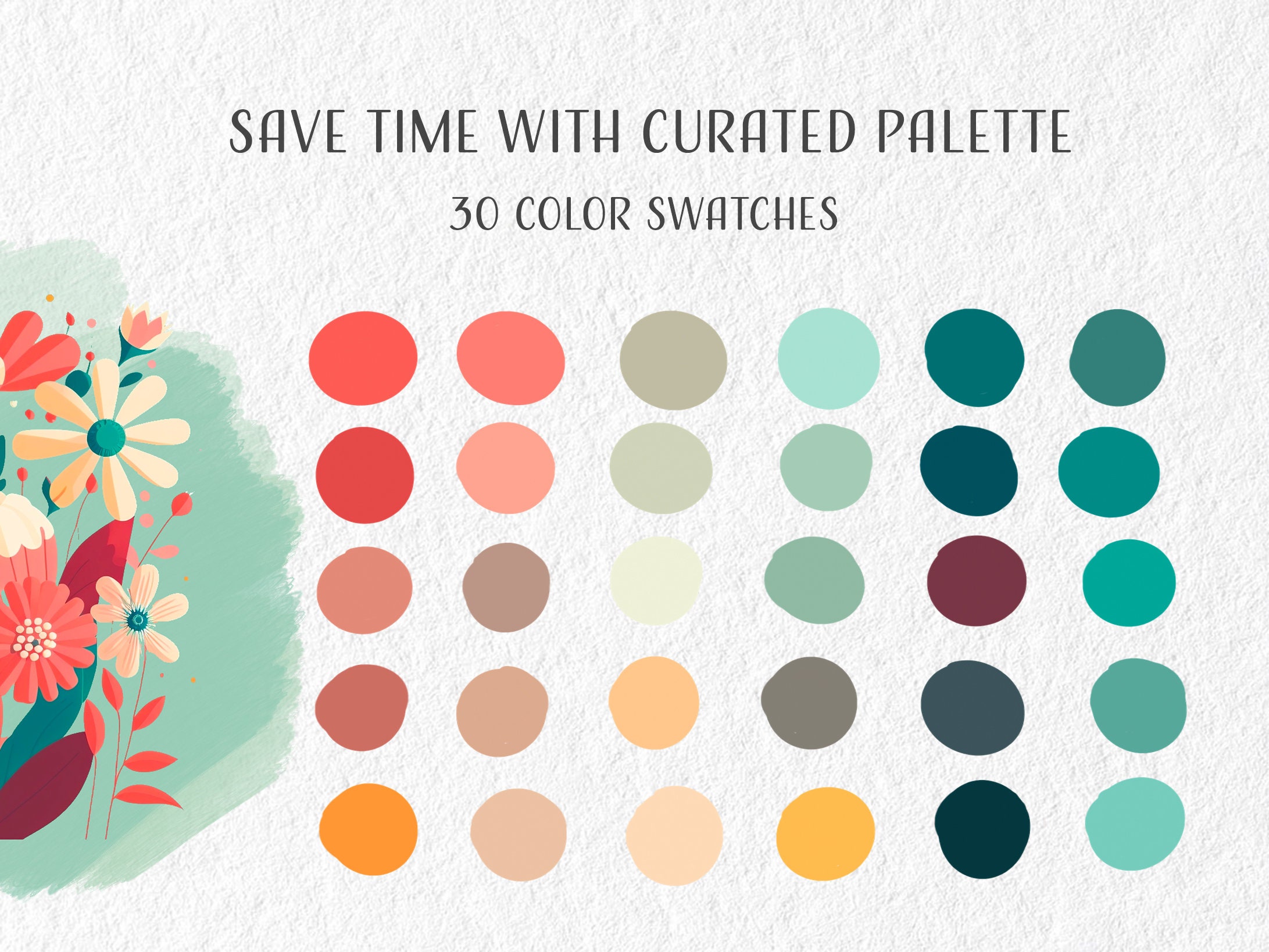 Procreate Color Palette Set Digital Palette Jewel Tones Scheme Palette ...