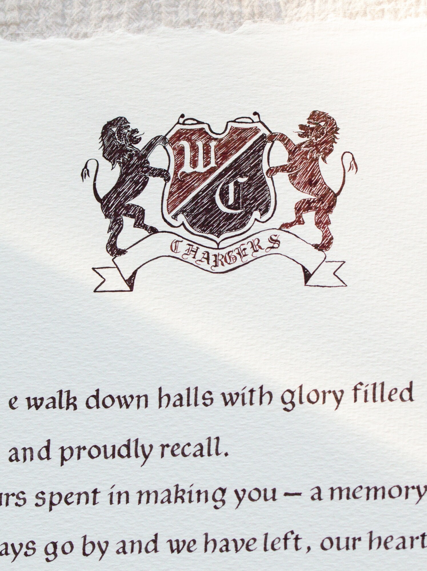 Handwritten Poem Custom Calligraphy Service Letter Sketch Calligraphy ...