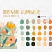 Procreate Color Palette Summer Season Color Scheme Branding Design ...