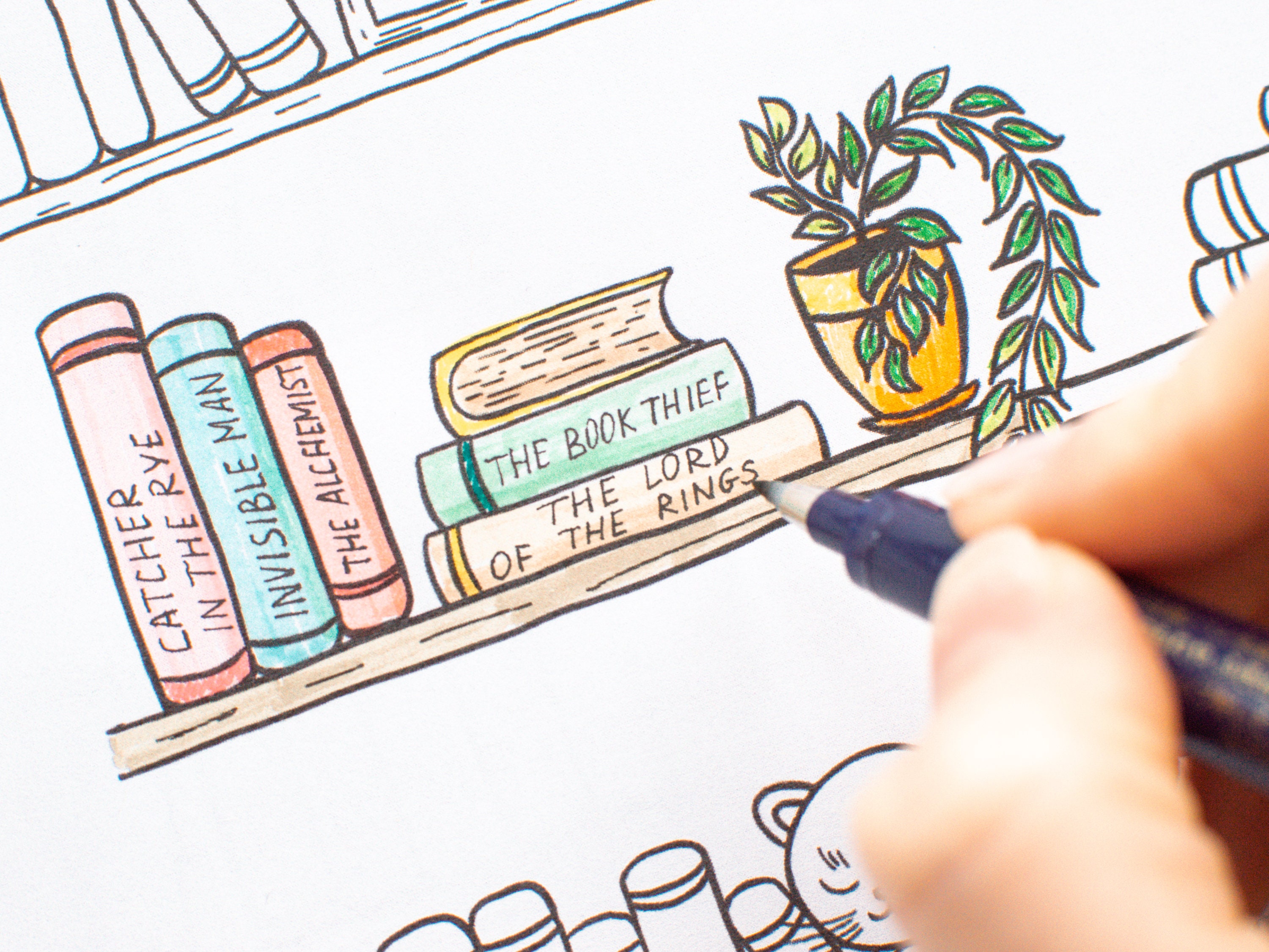 2024 Printable Book Tracker Bookshelf Tracker Bookmark Library Card ...