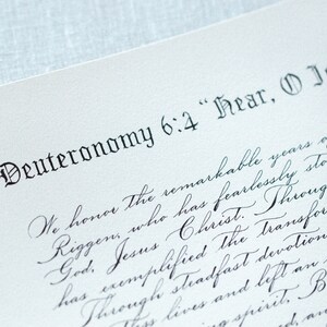 Custom Calligraphy Service Handwritten Historical Document Personal ...