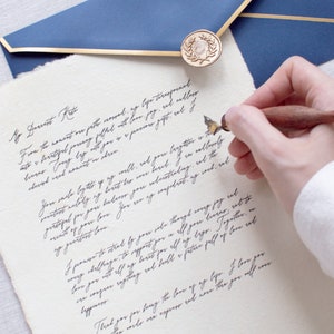 Handwritten Letter Writing Service Custom Calligraphy Service Wedding ...