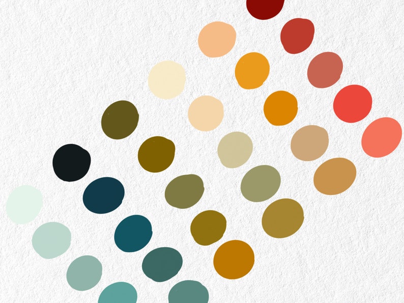 Procreate Gradient Swatch Procreate Color Palette Set Digital Art ...
