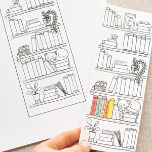 2024 Bookmark Tracker Reading List Tracking Bookmark Printable Book ...