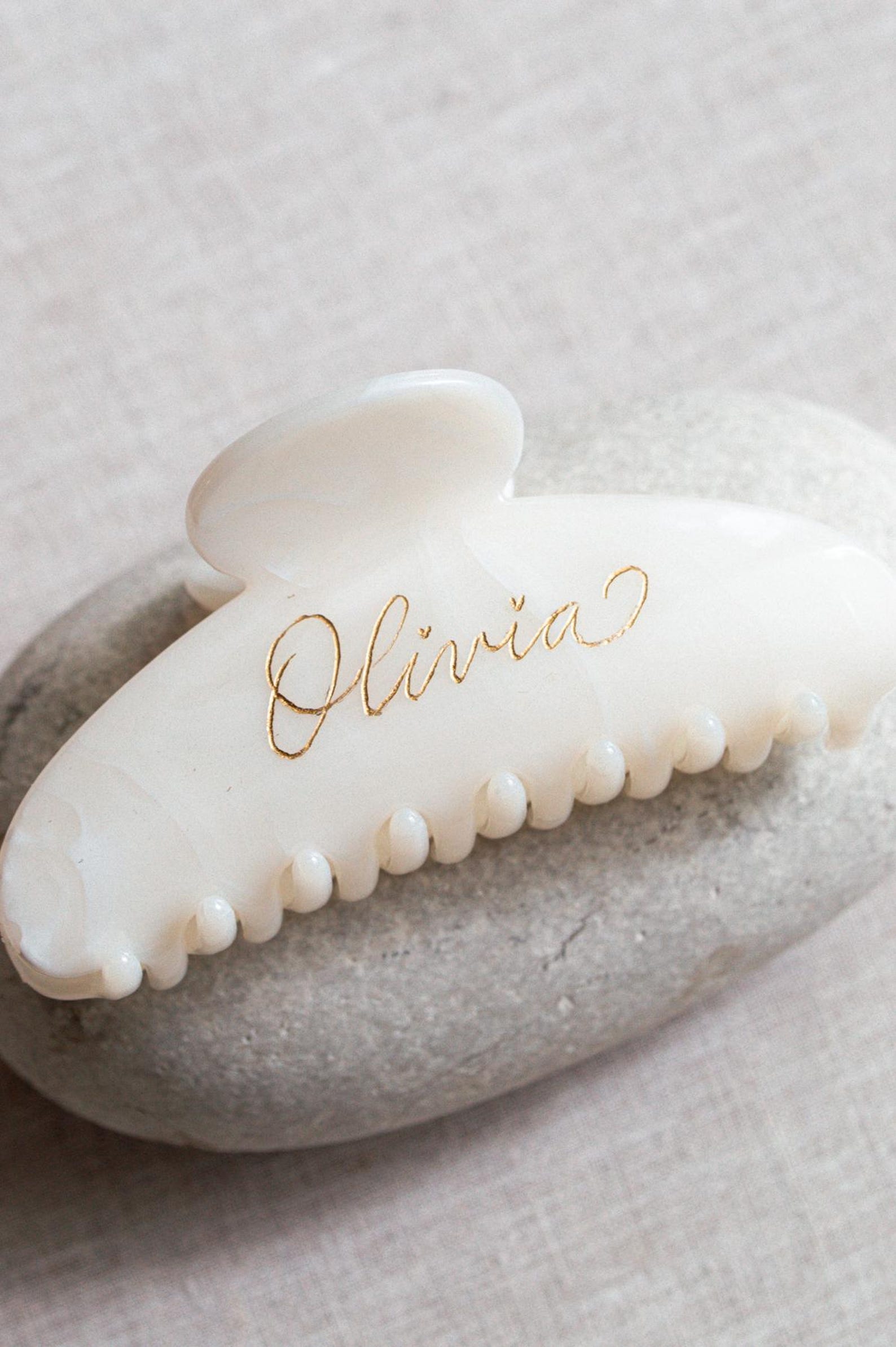 Custom Hair Clip Customized Hair Claw Bridesmaid Claw Clip Wedding Gift ...