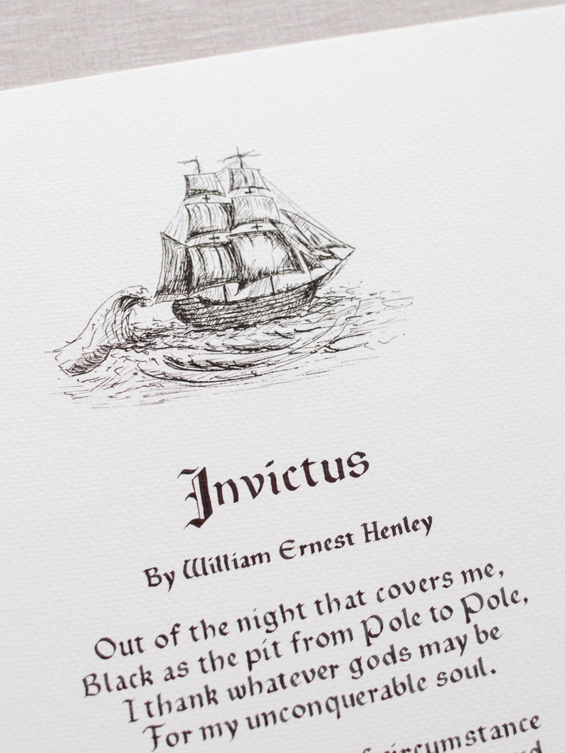 Custom Calligraphy Old English Lettering Handwritten Poem Calligraphy ...