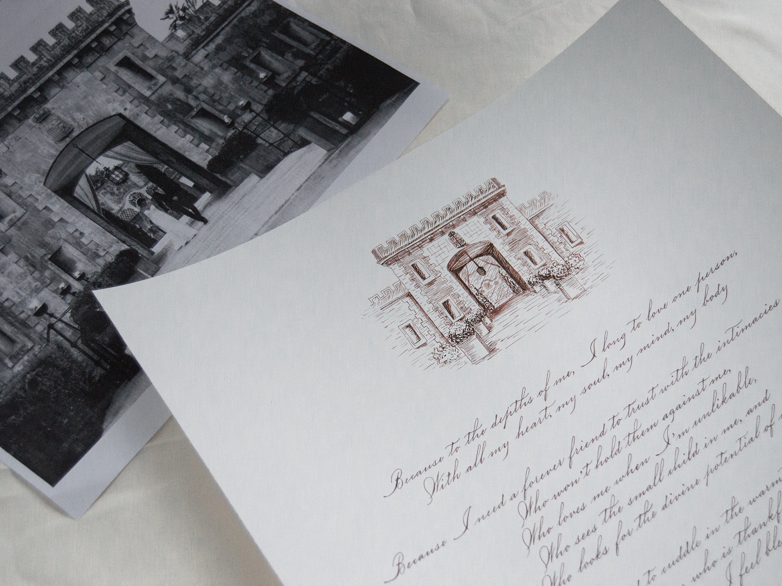 Custom Calligraphy Print Handwritten Letter Personalized - Etsy