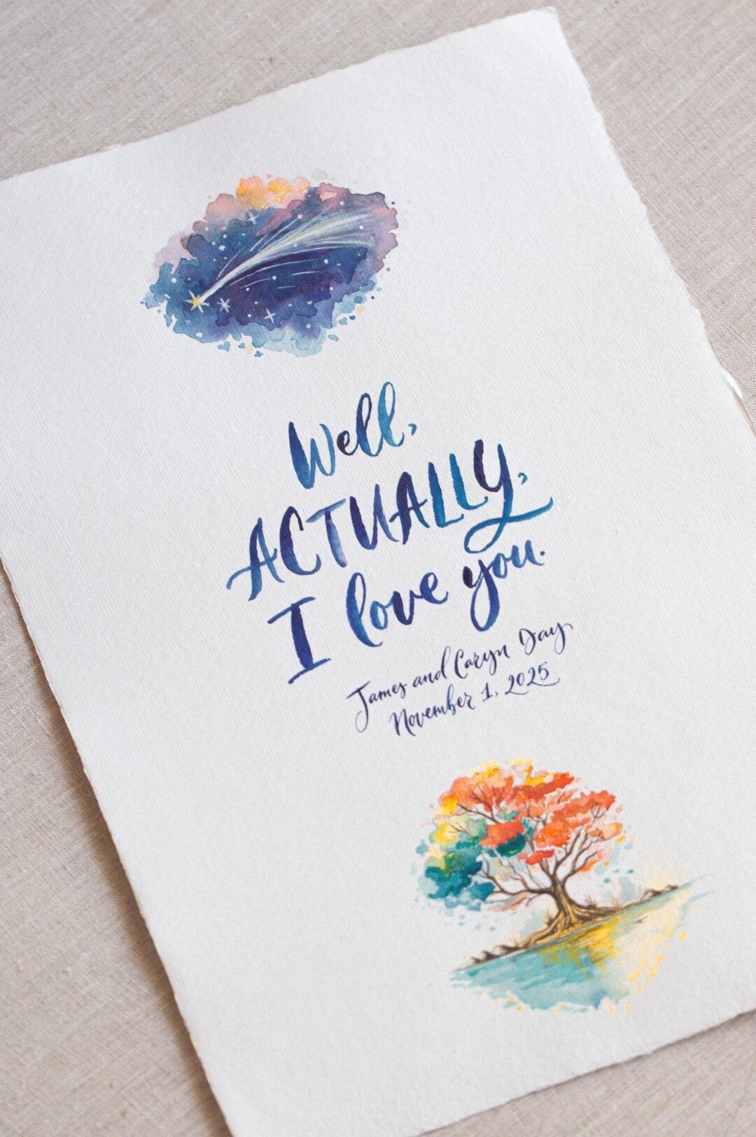 Custom Floral Watercolor Print Botanical Watercolor Painting From Photo ...
