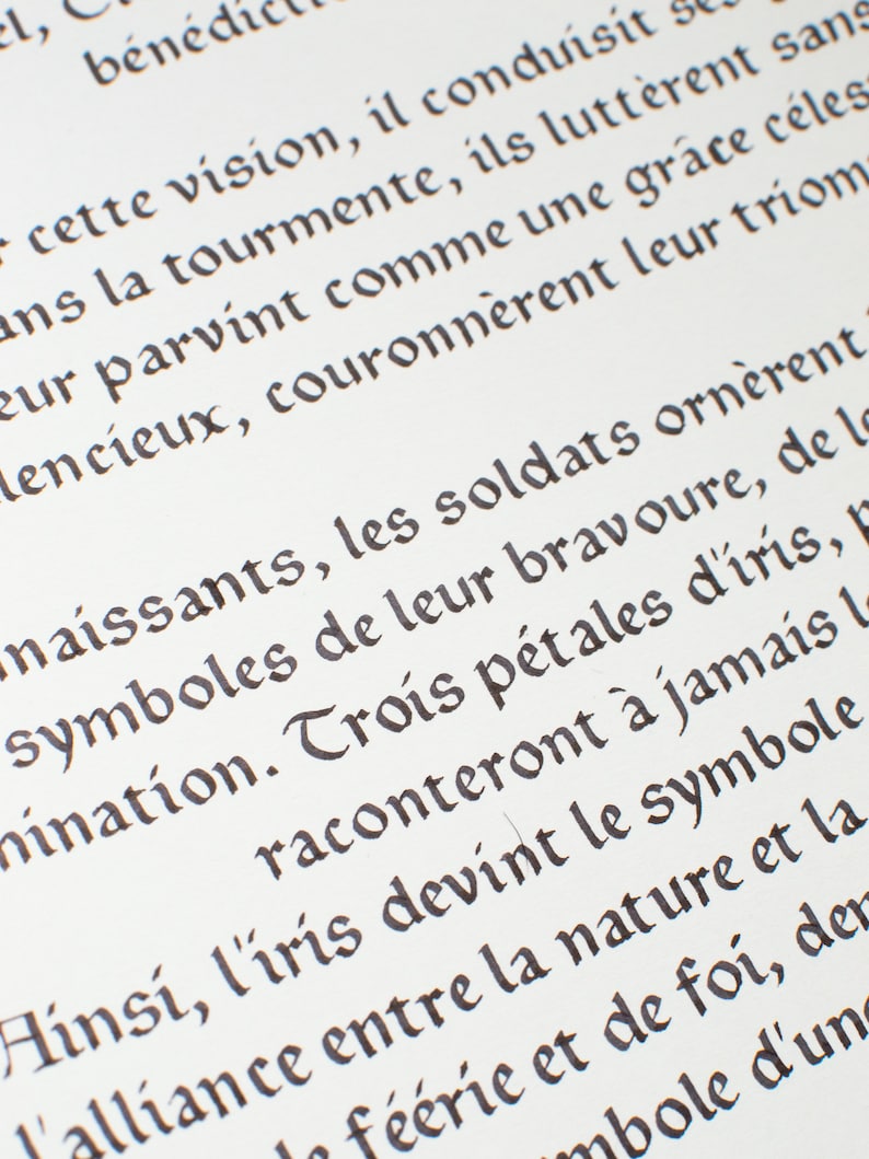 Custom Calligraphy Service Handwritten Poem Letter Sketch Calligraphy ...