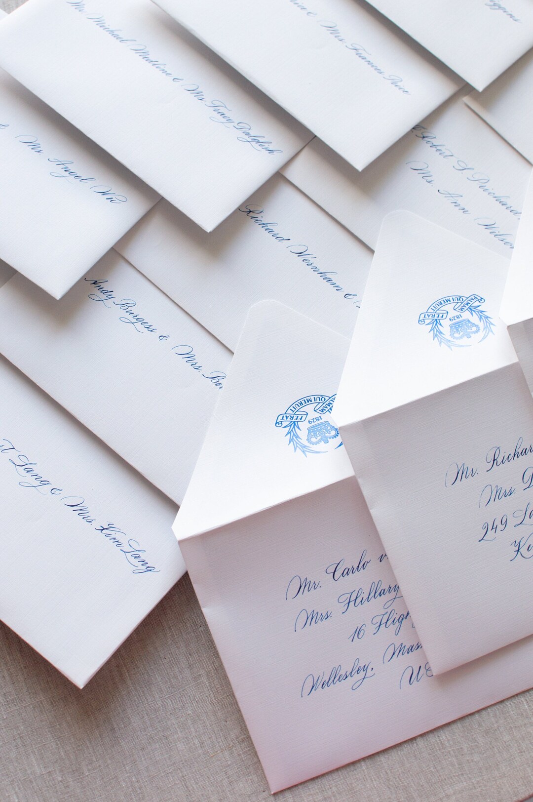 Hand Lettered Calligraphy Envelope Addressing Bridal Shower Envelope ...