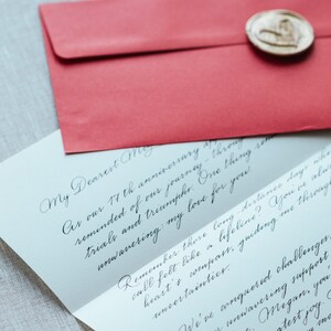 Calligraphy Letter Handwritten Letter Custom Calligraphy Service Love ...