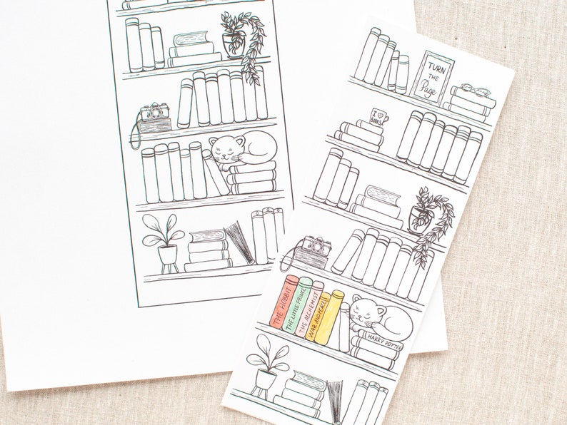 2024 Bookmark Tracker Reading List Tracking Bookmark Printable Book ...