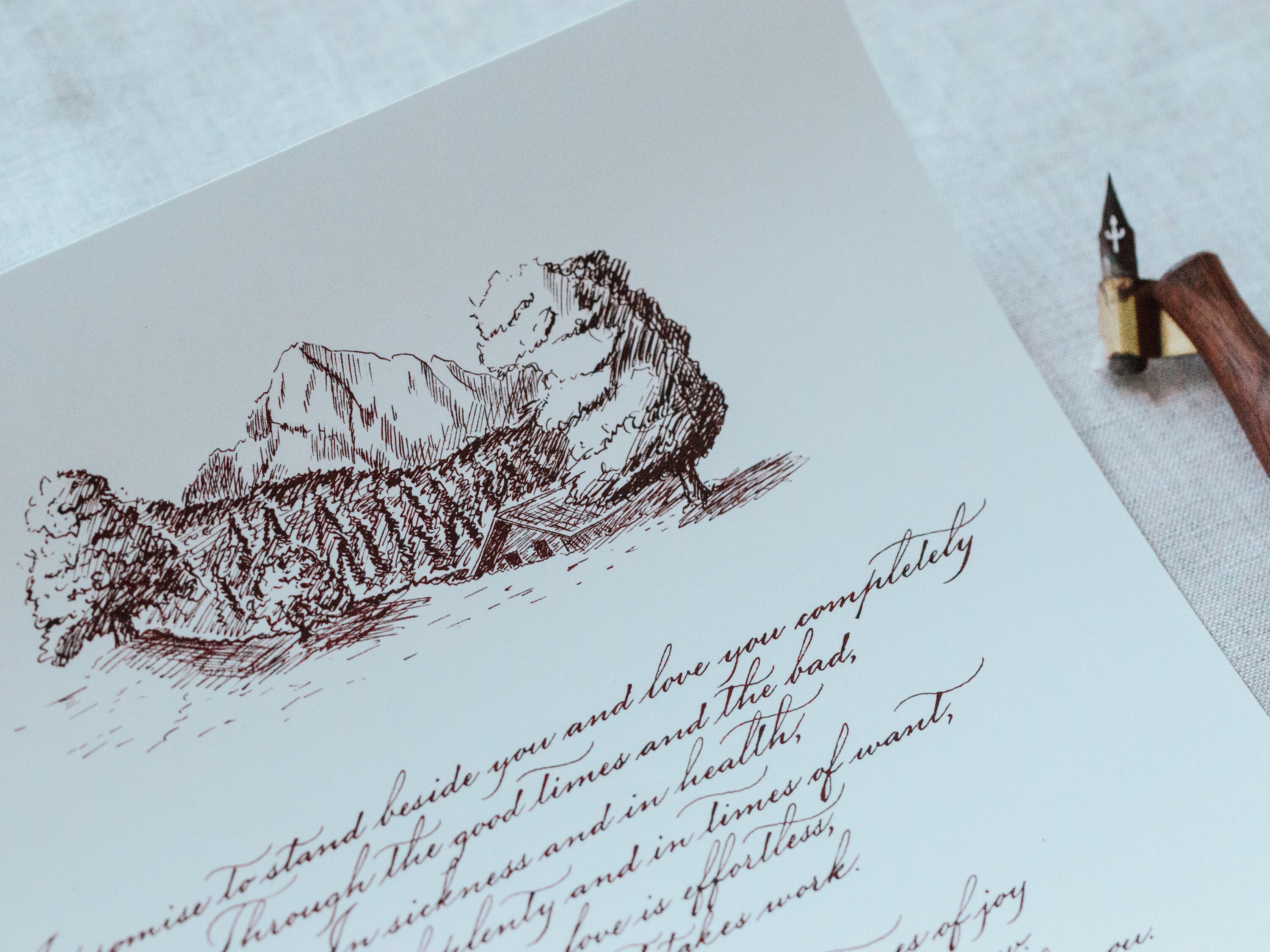 Mentor Appreciation Letter Handwritten Custom Calligraphy Personalized ...