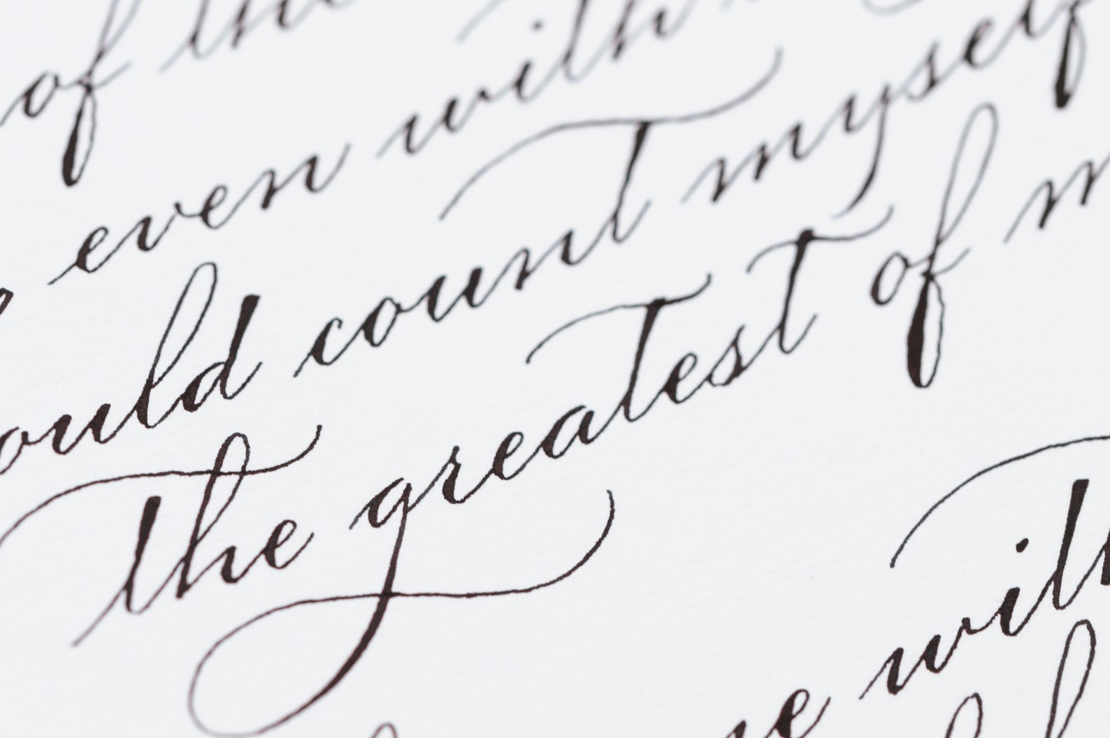 Calligraphy Custom Calligraphy Service Handwritten Letter - Etsy Canada