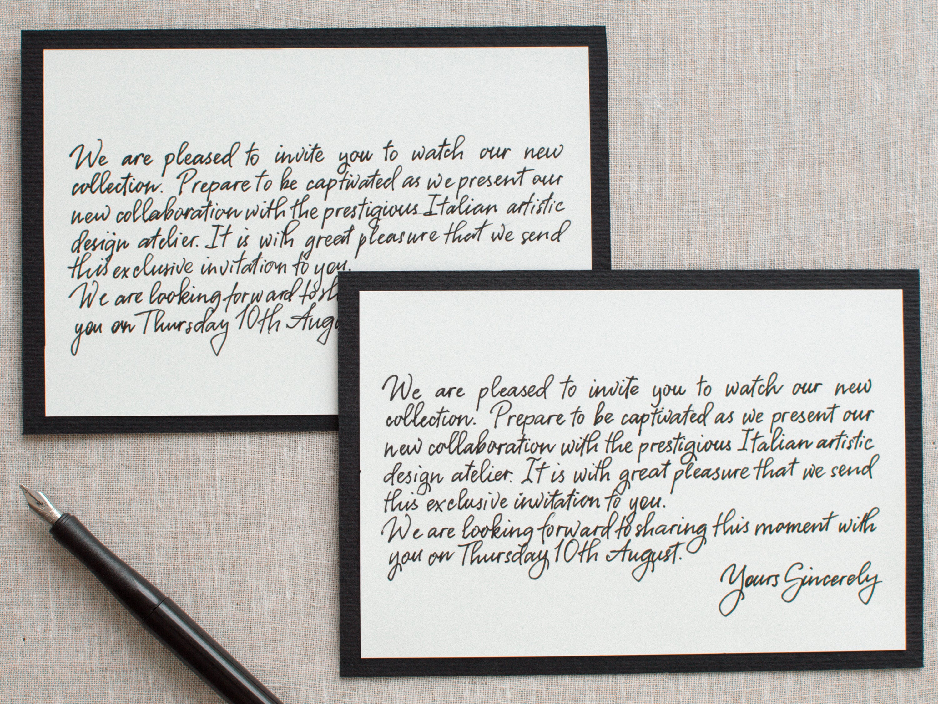 Wedding Invitation Handwritten Note The Beauty Of A Handwritten Note
