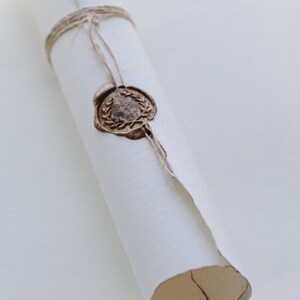 Candlewax Scroll Custom Letter Scroll Letter Medieval Scroll Love ...