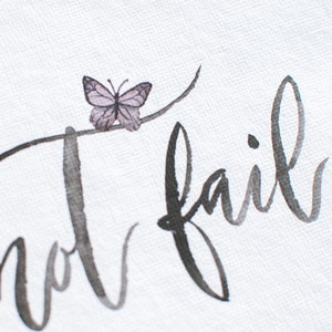 Custom Watercolor Calligraphy Quote Watercolor Art Bible Verse ...