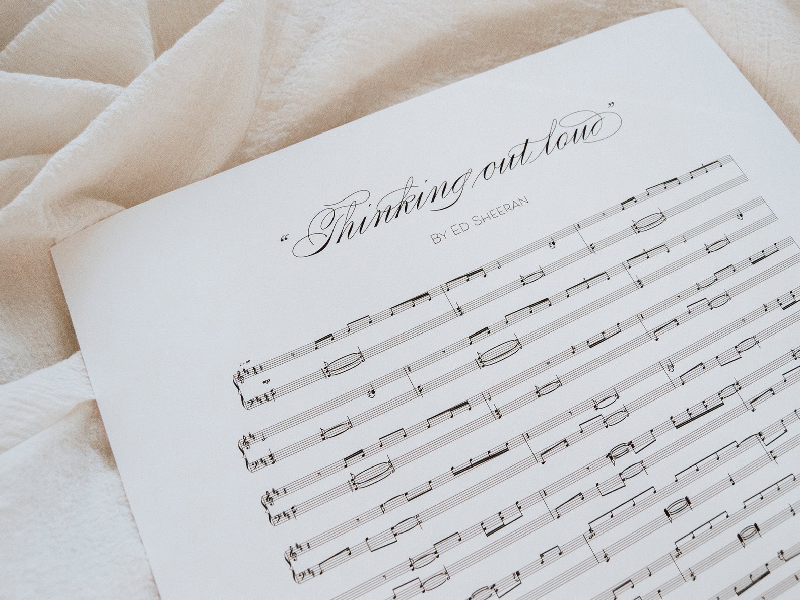 Framed Sheet Music Custom Sheet Music Wall Art Print Song Sheet ...