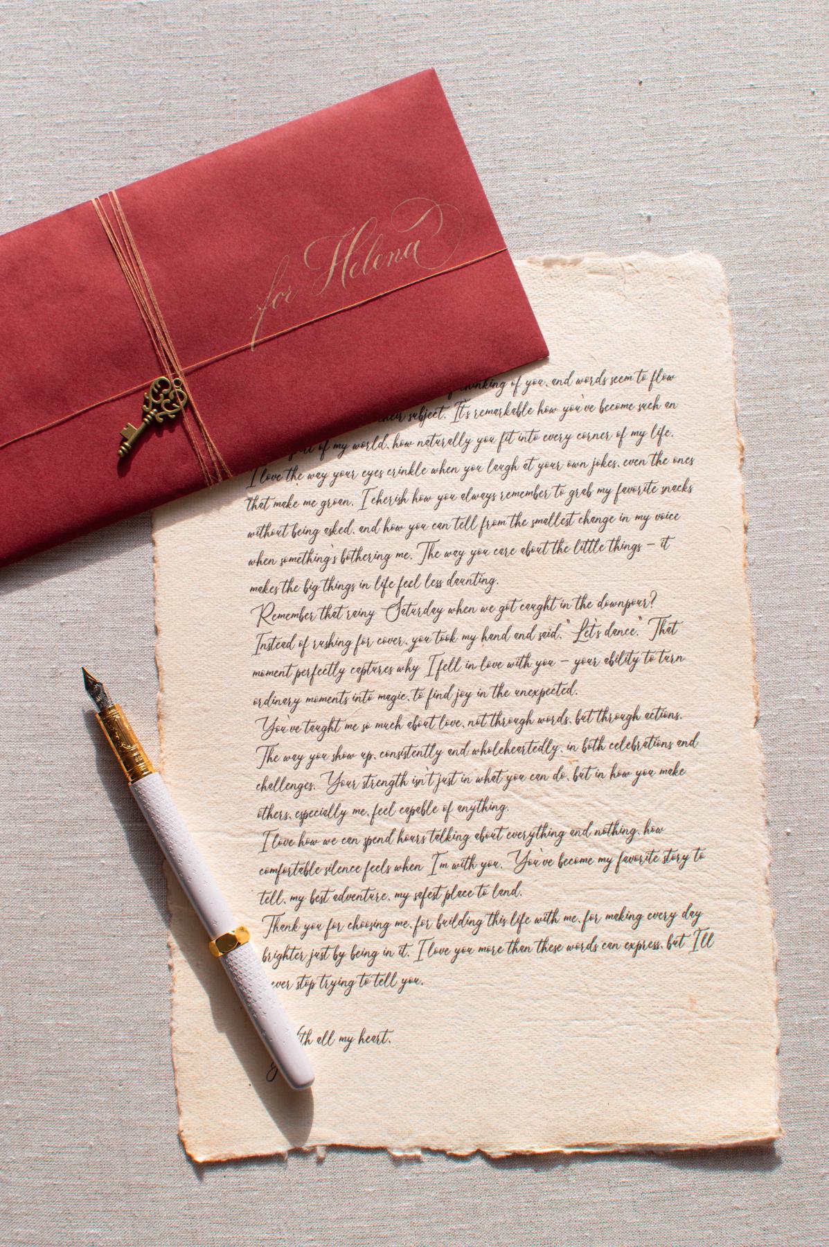 Custom Love Letter Writing Service Personalized Letter for Her ...